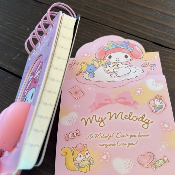 Sanrio | Accessories | My Melody Note Pad And Post It Set | Poshmark